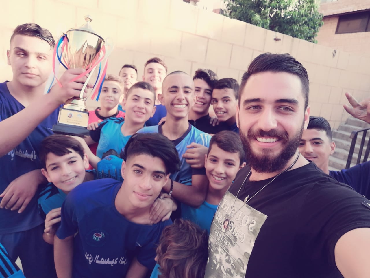 Al Samoud Club wins the martyr Yasser Arafat Cup at the Fajr Complex ...